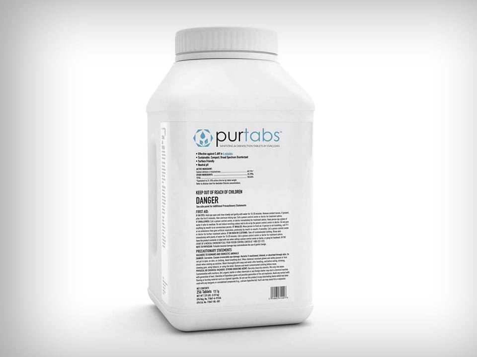 PurTabs Disinfecting & Sanitizing Tablets