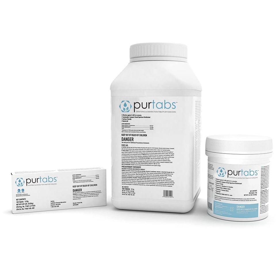 PurTabs Disinfecting & Sanitizing Tablets